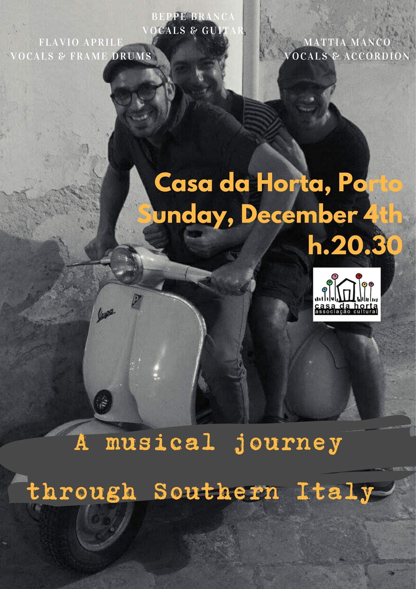 Concerto musical journey through Southern Italy - Eventos no Porto
