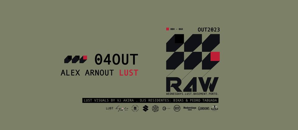 R4W w/ Alex Arnout + residentes, VJ Akira - Eventos no Porto