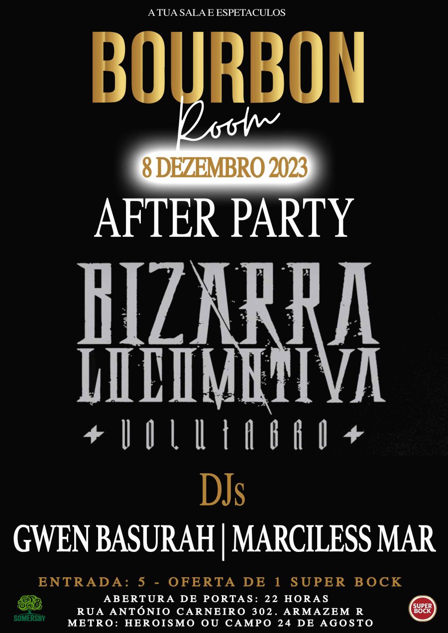 After Party Bizarra Locomotiva. DJ Sets Merciless Mar e Gwen Basurah ...