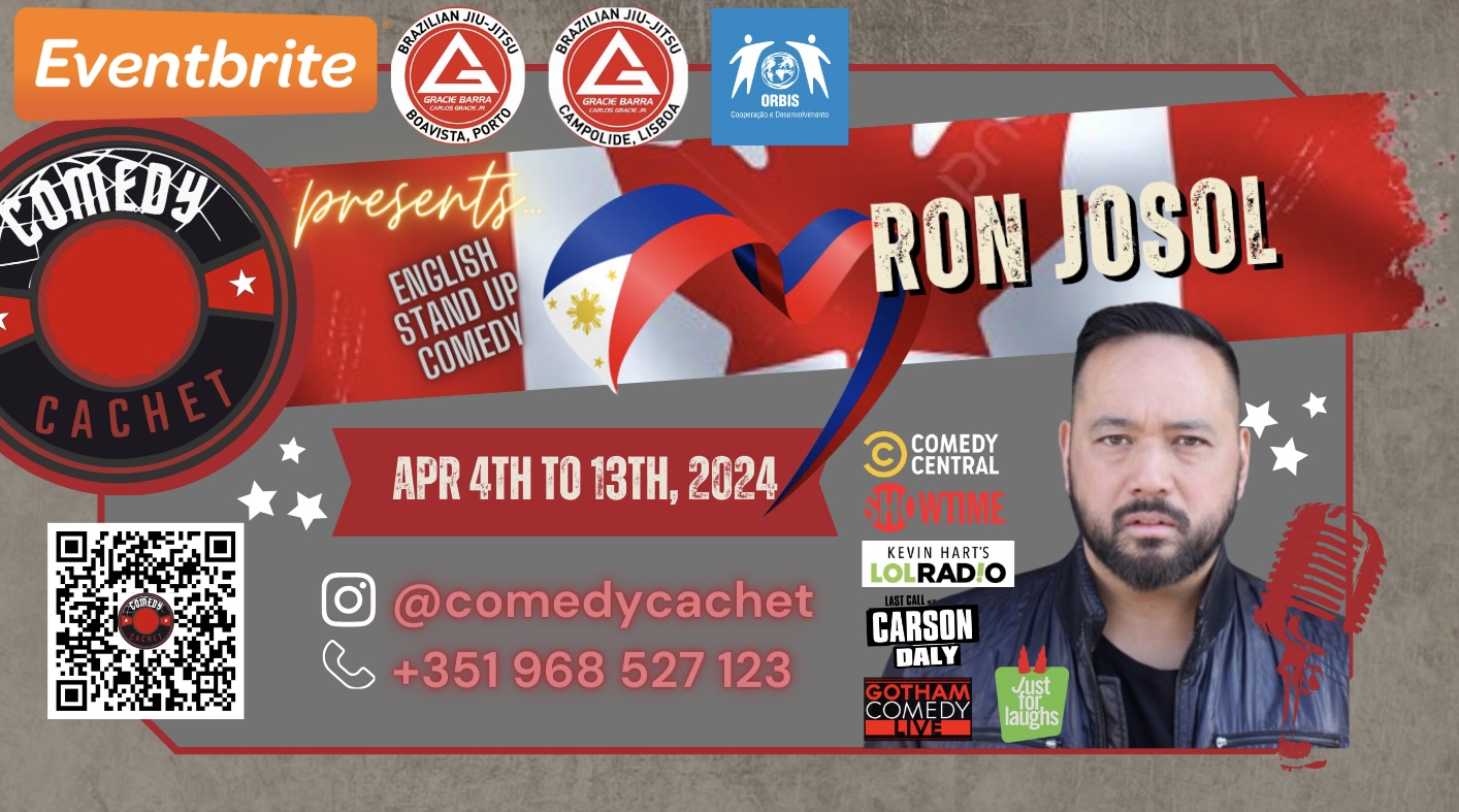 Stand Up Comedy - RON JOSOL - Live in Porto - Eventos no Porto