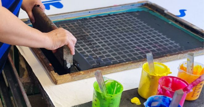 Oficina Estamparia criativa com quadros - Eventos no Porto