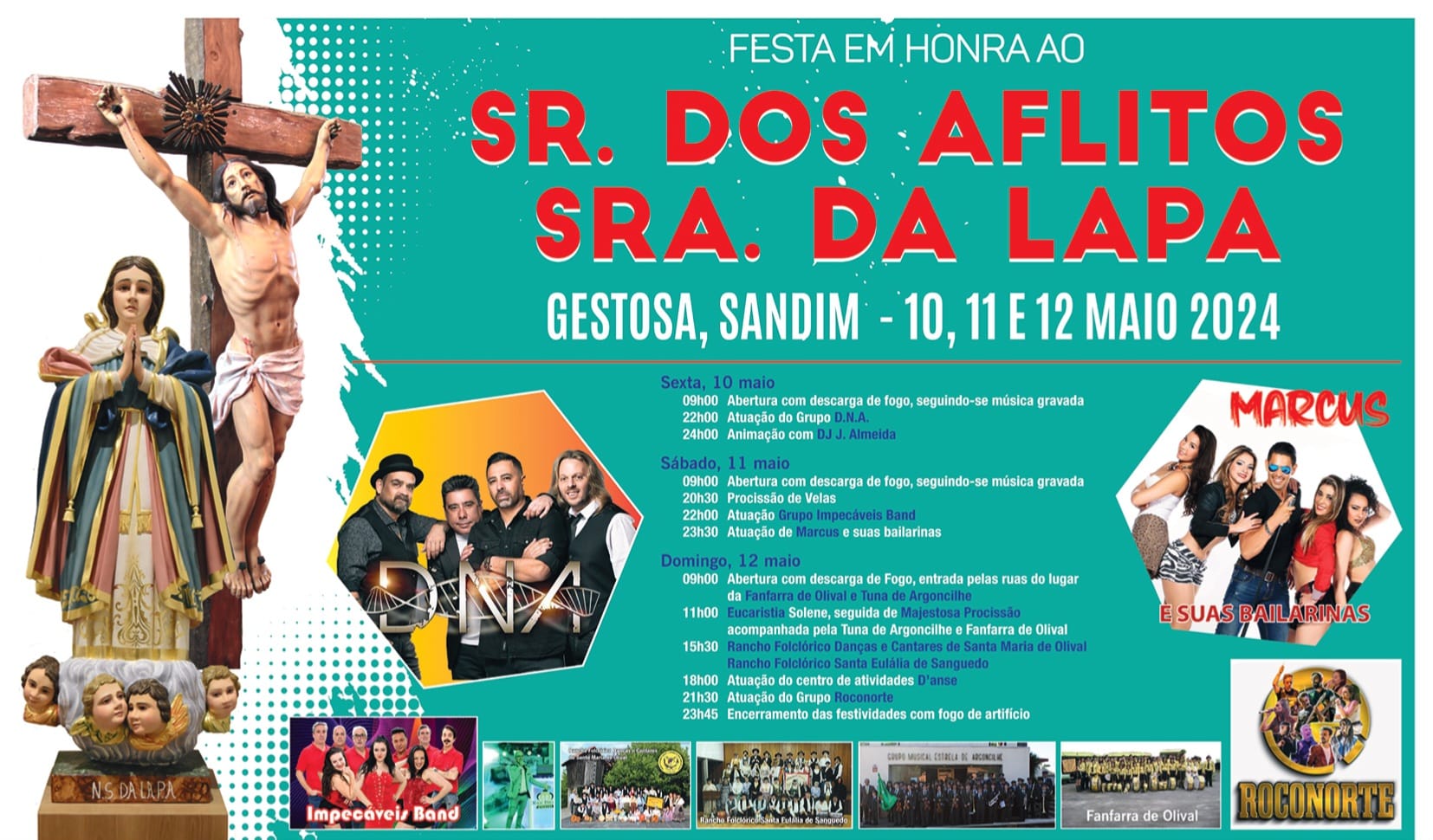 Festa Senhor dos Aflitos 2024 - Gestosa - Senhora da Lapa