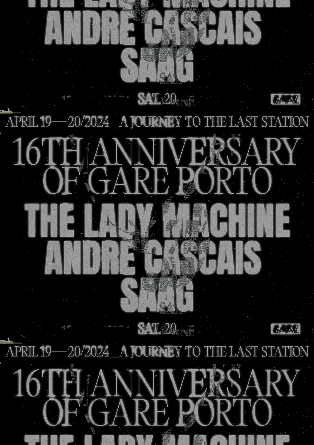 The Lady Machine + André Cascais + Saag - Eventos no Porto