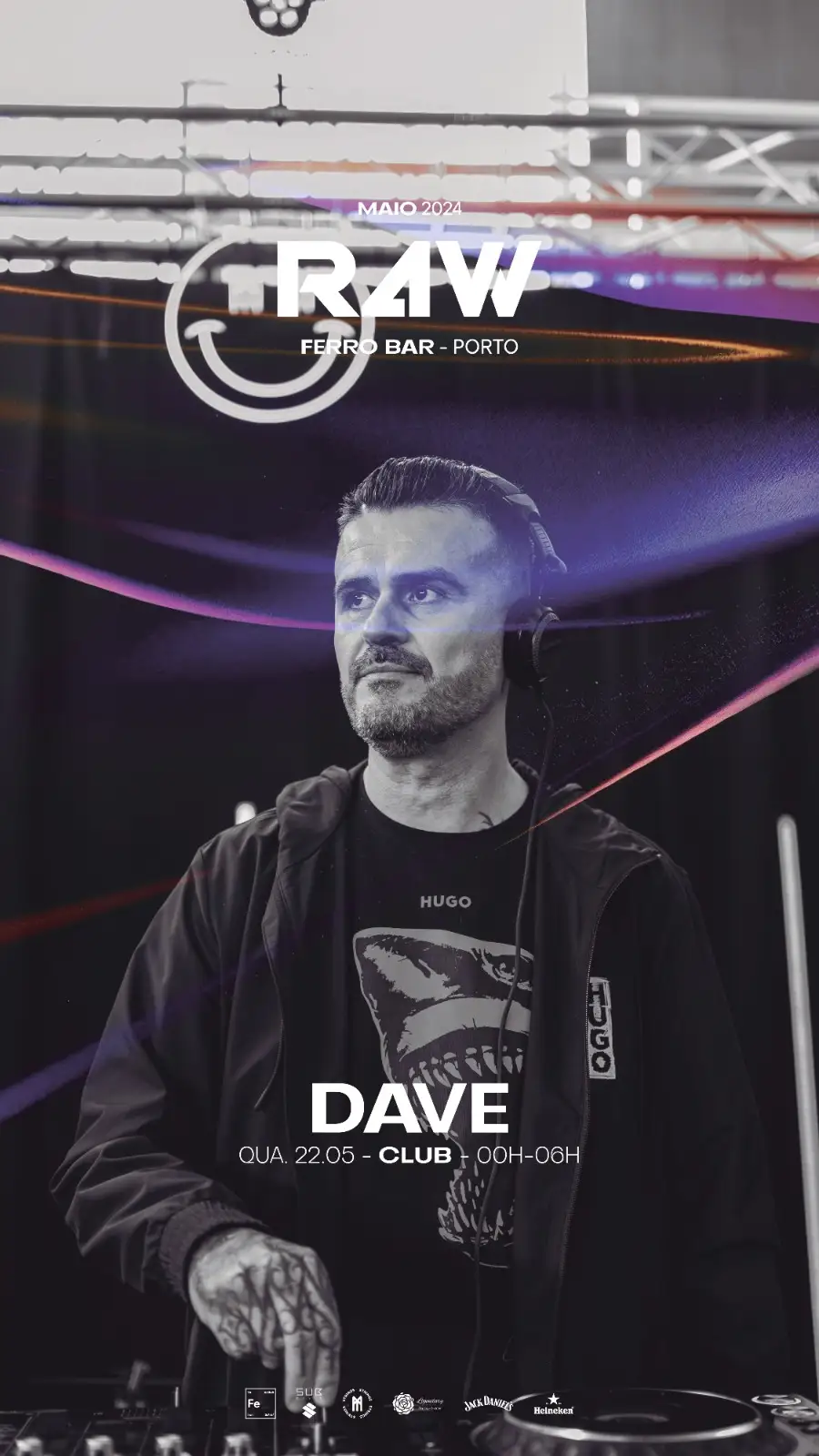 R4W with Dave - Ferro Bar - Eventos no Porto
