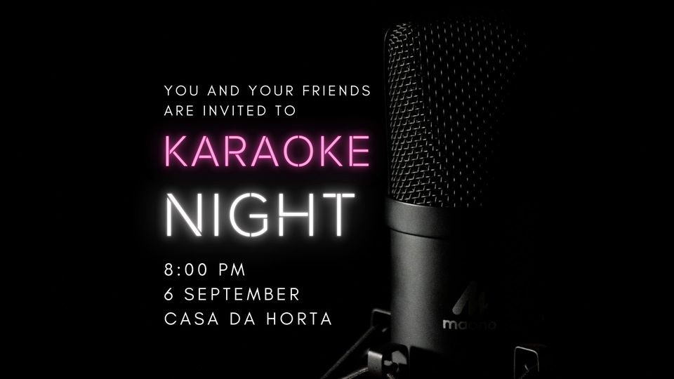 Karaoke night - Casa da Horta - Eventos no Porto