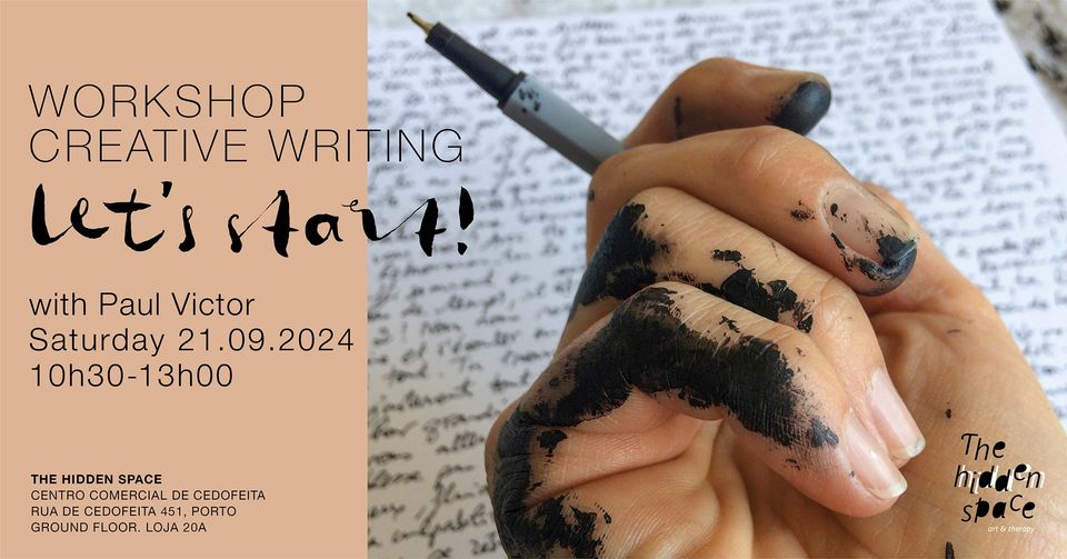 WORKSHOP CREATIVE WRITING: Let's start! - Eventos no Porto
