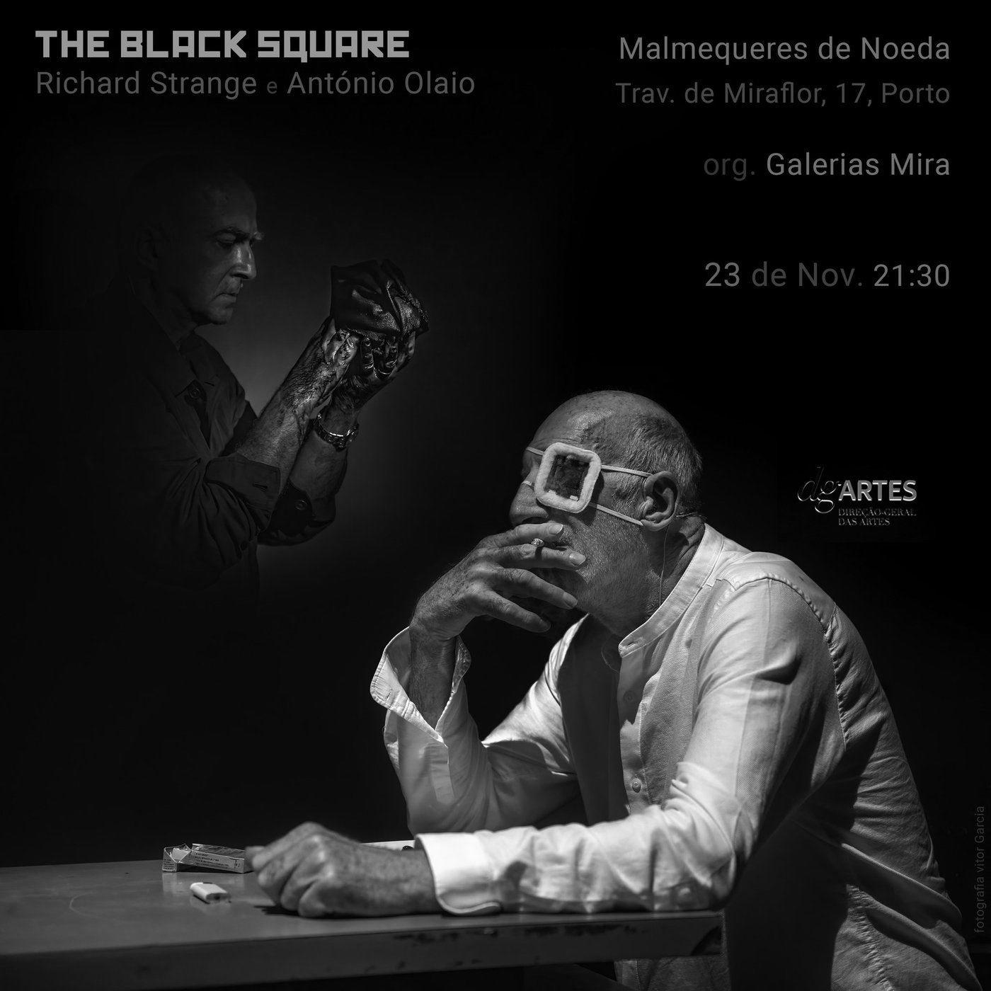 The Black Square - Performance de António Olaio e Richard Strange
