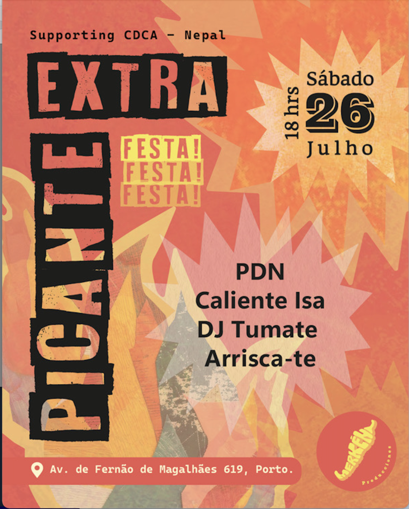 Extra Picante - Supporting CDCA Nepal - Eventos no Porto