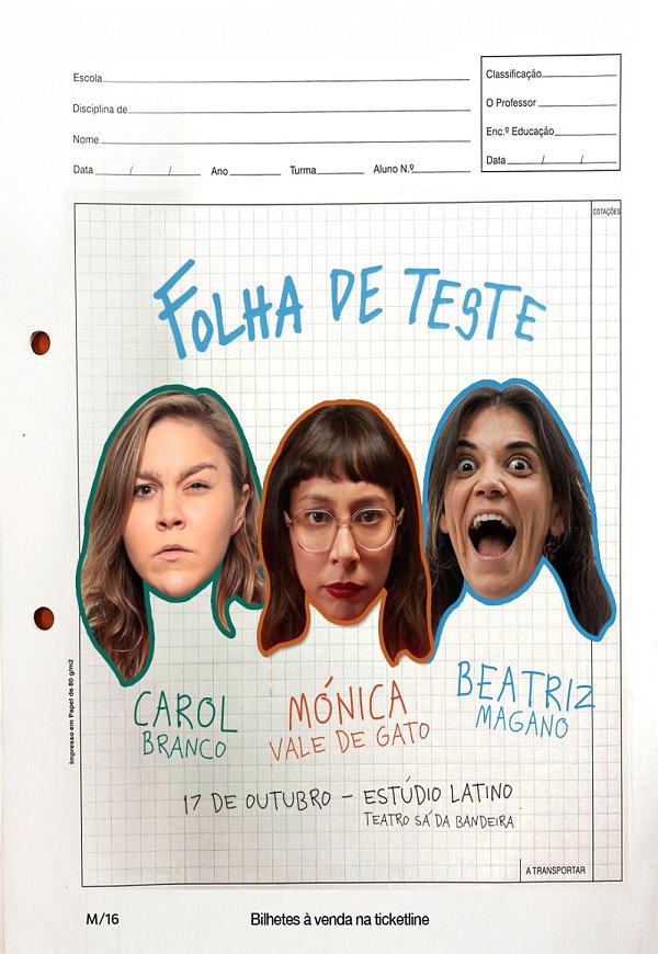 Folha de Teste – Stand Up Comedy no Porto - Eventos no Porto