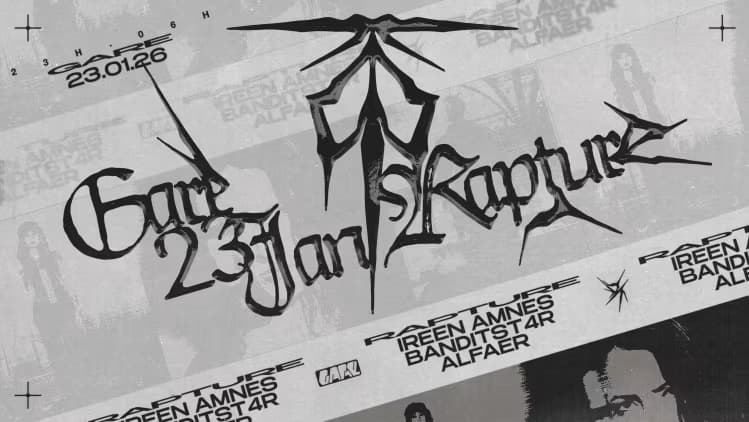 Rapture regressa ao Gare Porto com Ireen Amnes, Banditst4r e AlFaer