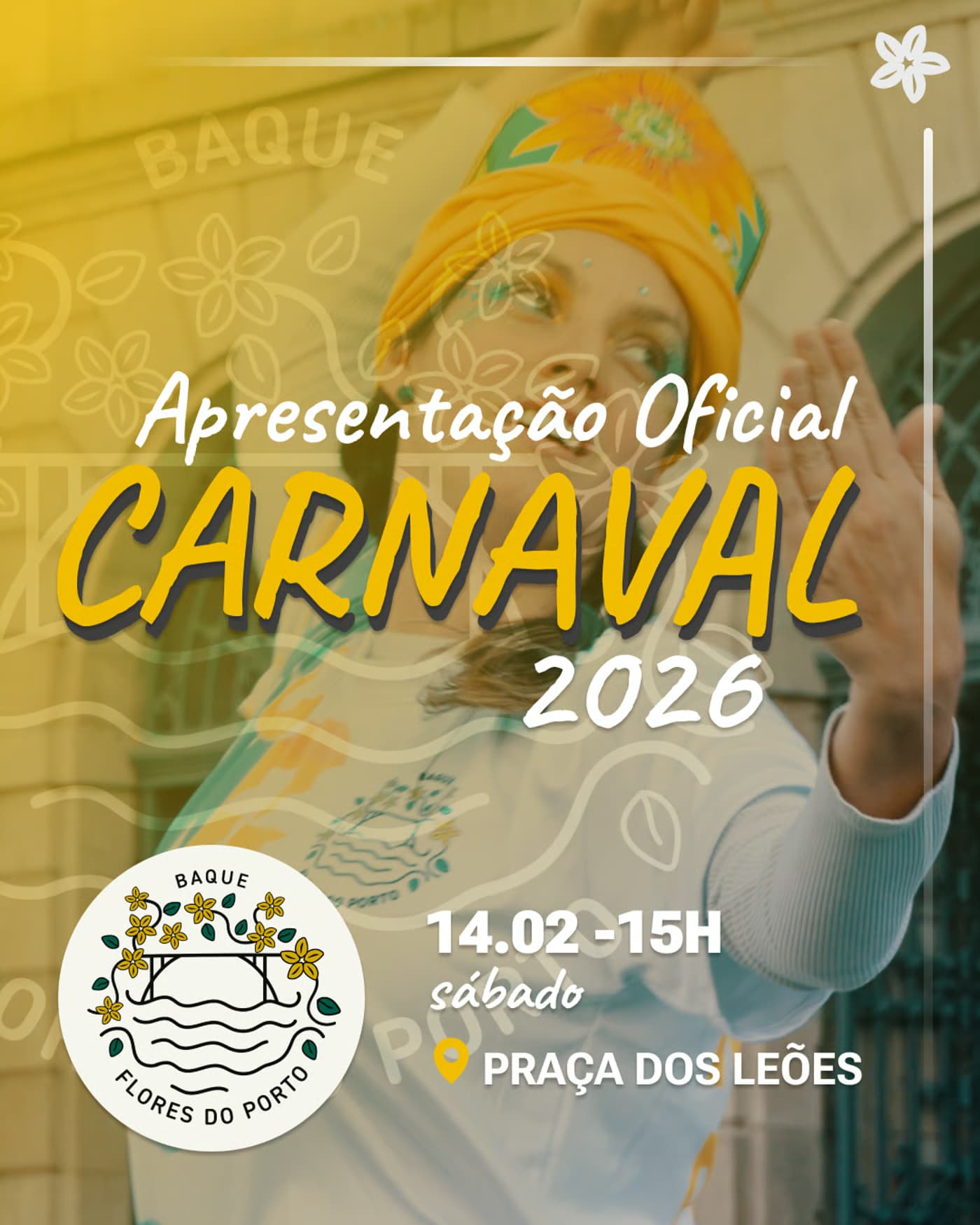 Baque Flores do Porto leva o Maracatu ao coração do Carnaval