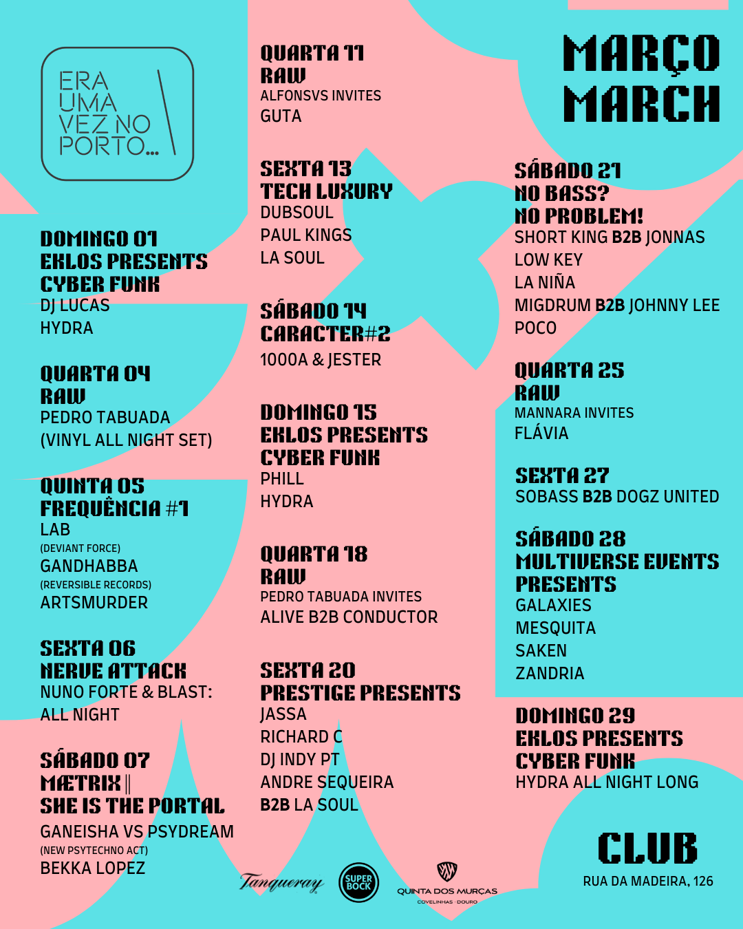 Março | March @ Era uma vez no Porto - Eventos no Porto