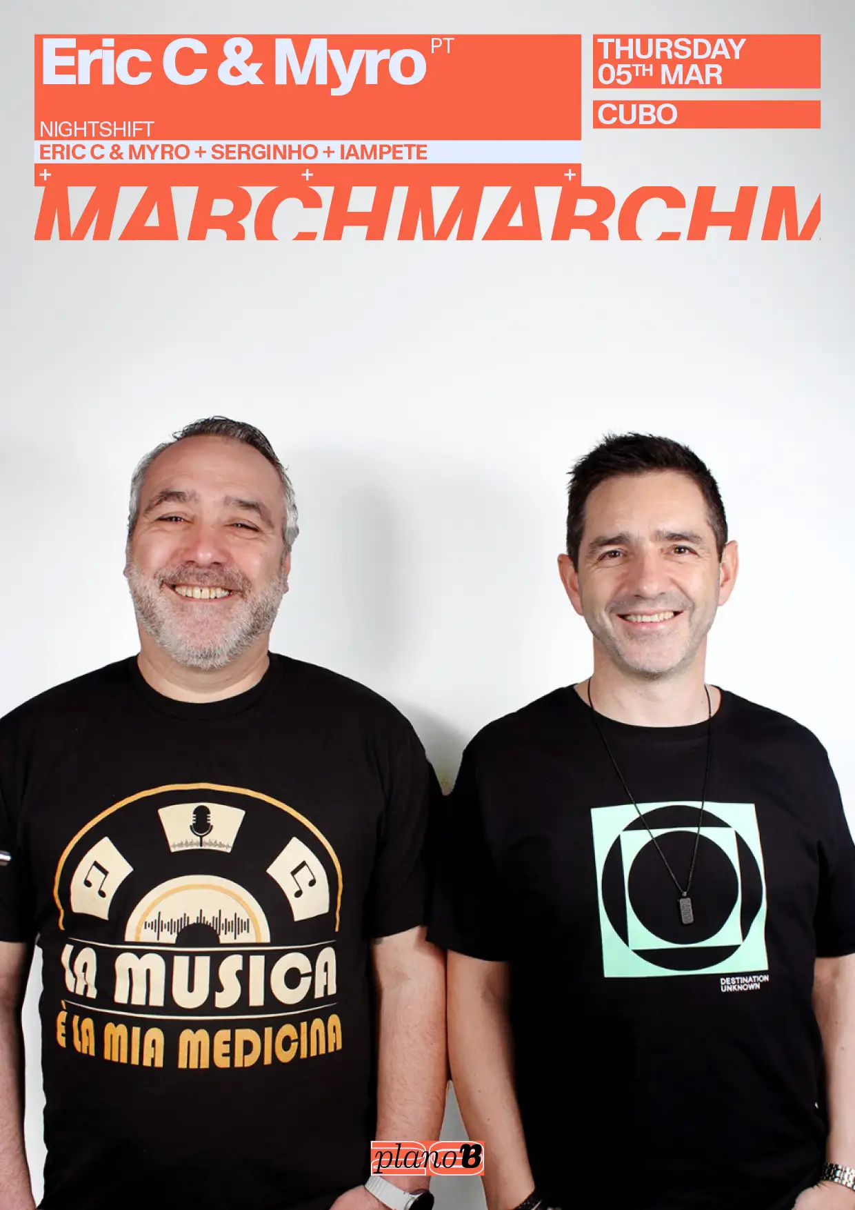 Eric C & Myro com Serginho no Plano B - Eventos no Porto